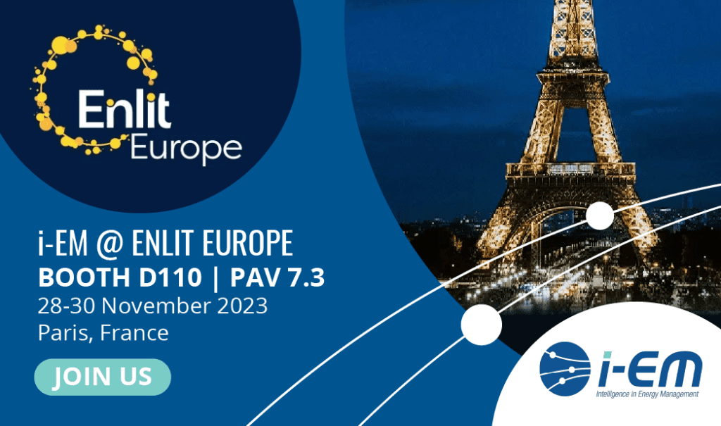 Join i-EM in Paris! ENLIT EUROPE 28-30 november 2023